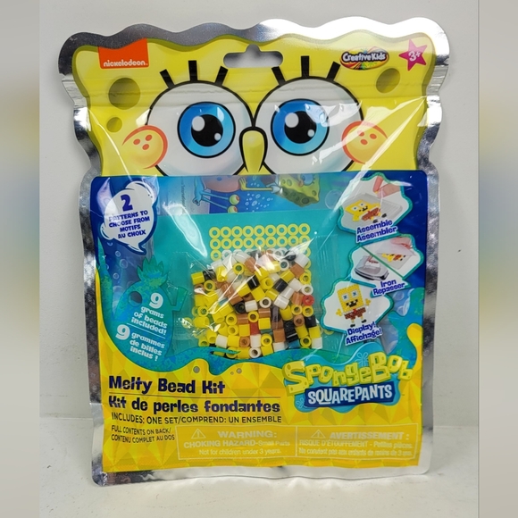 Nickelodeon | Toys | Spongebob Squarepants Melty Bead Kit Yellow And ...